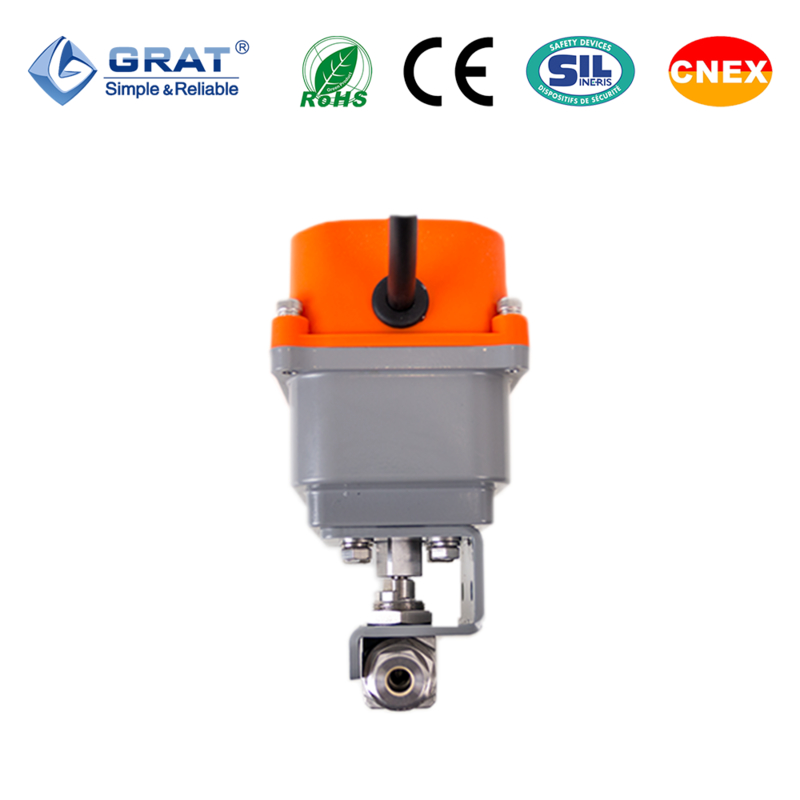 IoT Mini Double Ferrule Ball Valve with Compact Actuator for laboratory ...